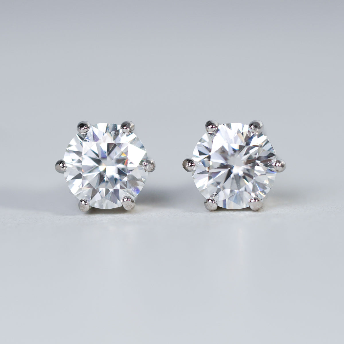 Simulated Diamond Earrings | Moissanite Earrings