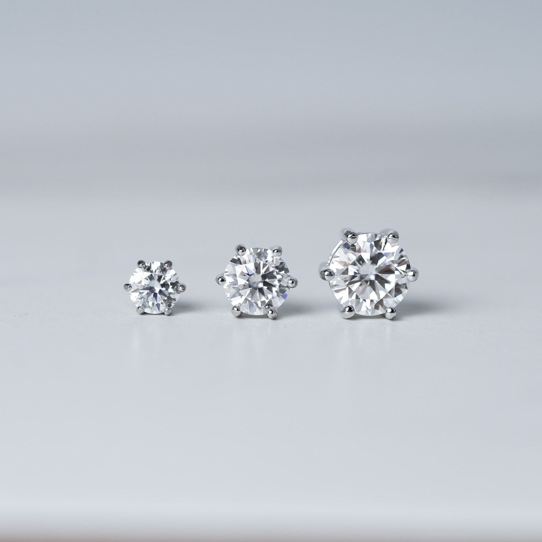 Simulated Diamond Earrings | Moissanite Earrings